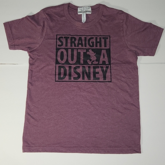 Bella Canvas | Tops | New Straight Outta Disney Tee Shirt | Poshmark